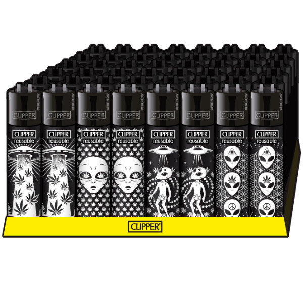 48 CLIPPER® Feuerzeuge 420 Aliens #2